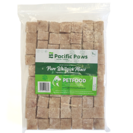 Premium White Fish Pet Food Mince 1kg/Frozen - Solander Wholesale